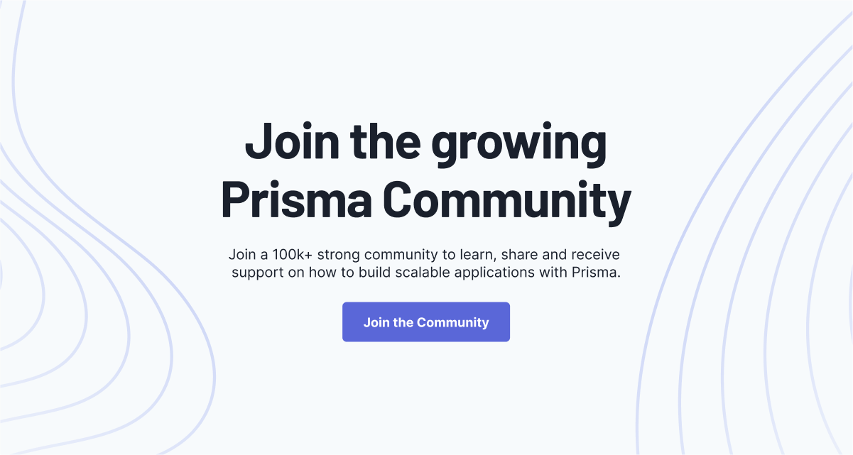 Community | Prisma