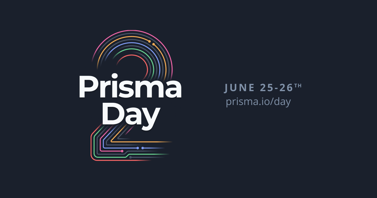 Prisma Day 2020 | Modern Application Development and Databases